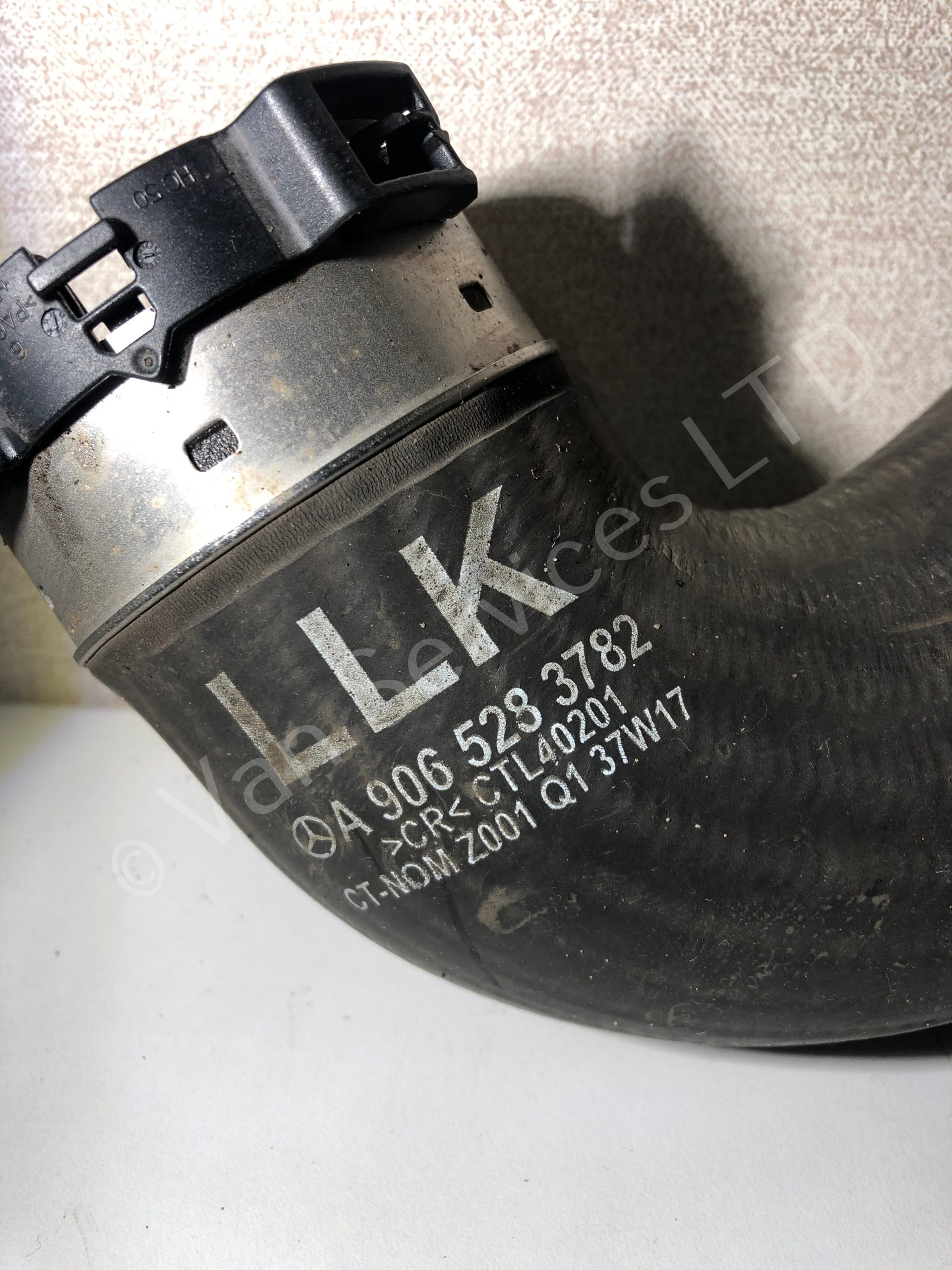 GENUINE MERCEDES SPRINTER INTERCOOLER HOSE PIPE 2010-18 A9065283782 ...
