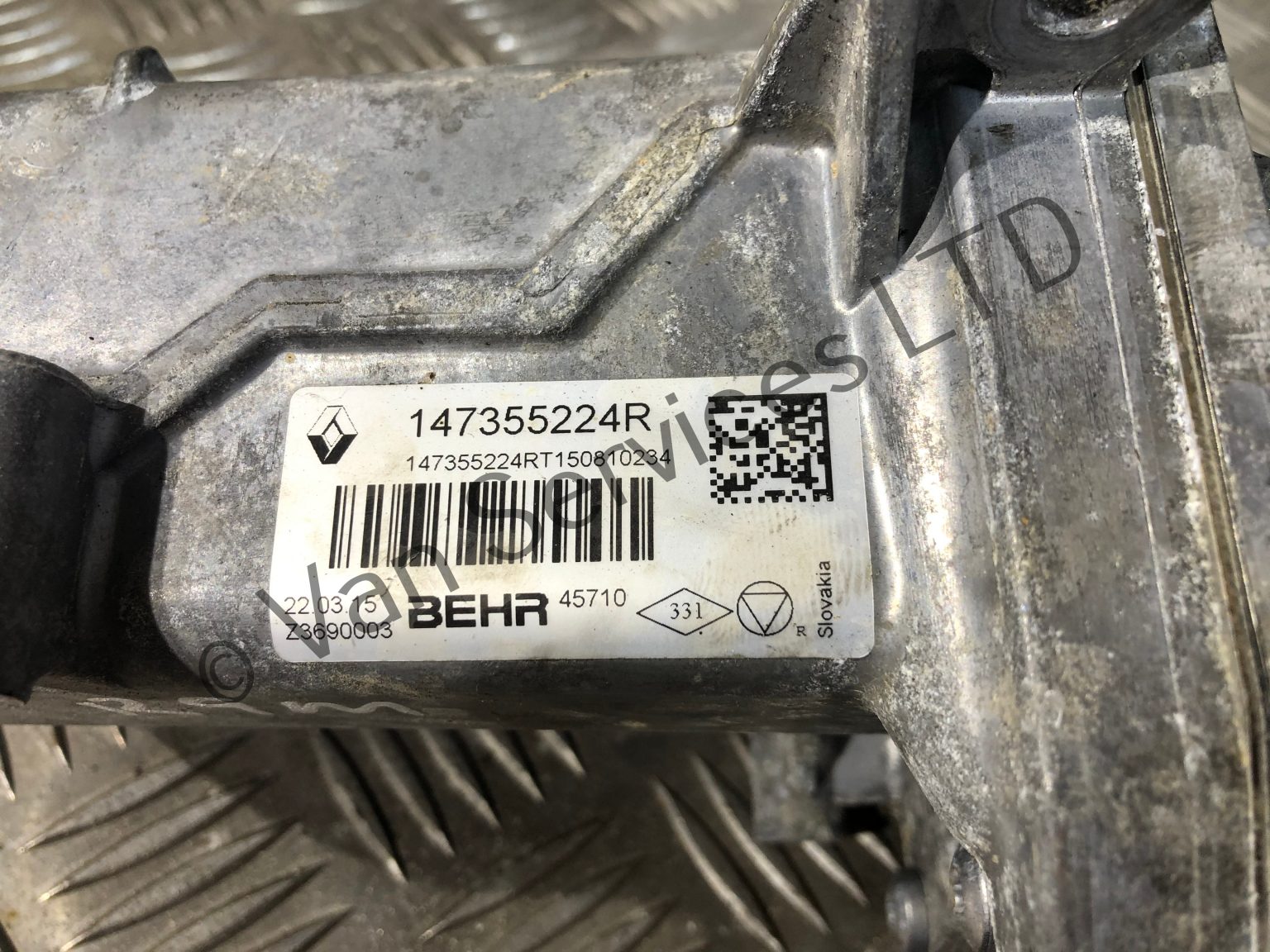 Genuine Vauxhall Vivaro Trafic NV300 EGR Cooler 2014-19 – Van Services Ltd