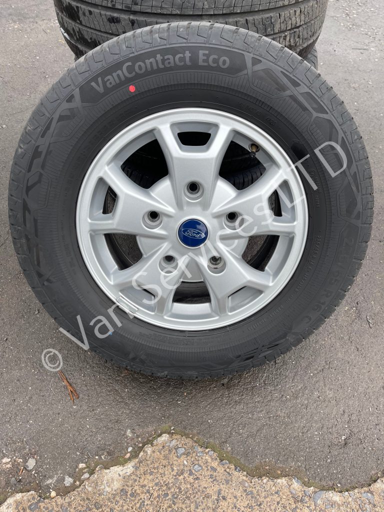 FORD TRANSIT MK 8 / CUSTOM SET OF 4 ALLOY WHEELS AND TYRES – 235/65R16C ...