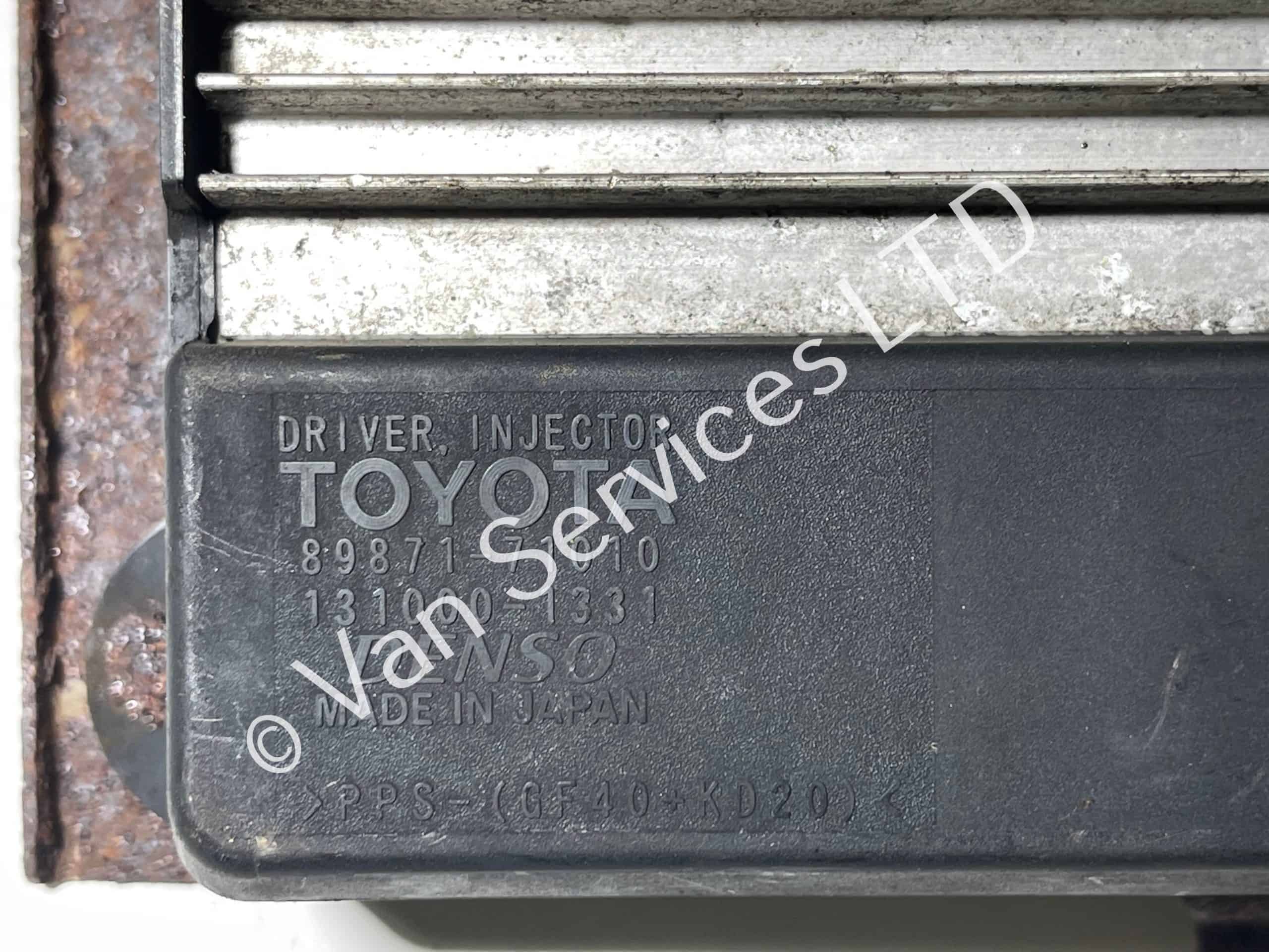 Toyota Hiace / Powervan Injector Driver ECU 2002 – 2010 89871-71010 ...