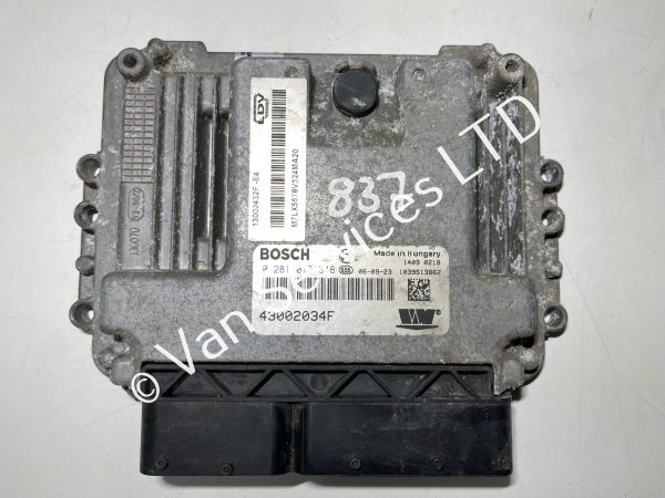 GENUINE LDV MAXUS 2.5 TD ECU – FITS 2005-09 – BOSCH 0 281 013 348 – Van ...