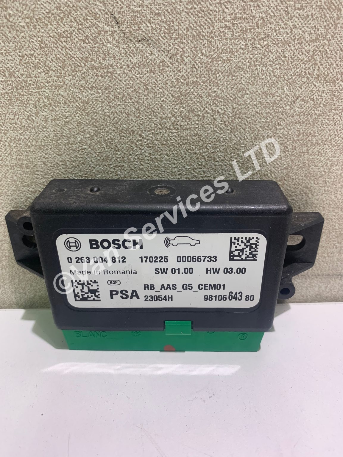 Genuine Citroen Berlingo Partner PSA Parking Sensor Control Module 2014-18 – Van Services Ltd
