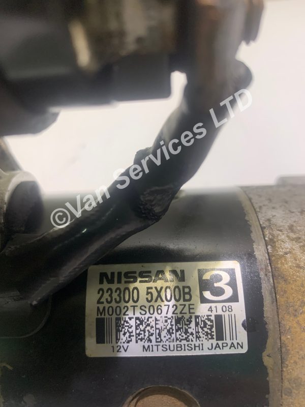 NISSAN CABSTAR NT400 / MAXITY 2.5 TD YD25 STARTER MOTOR – FITS 2012-16 ...