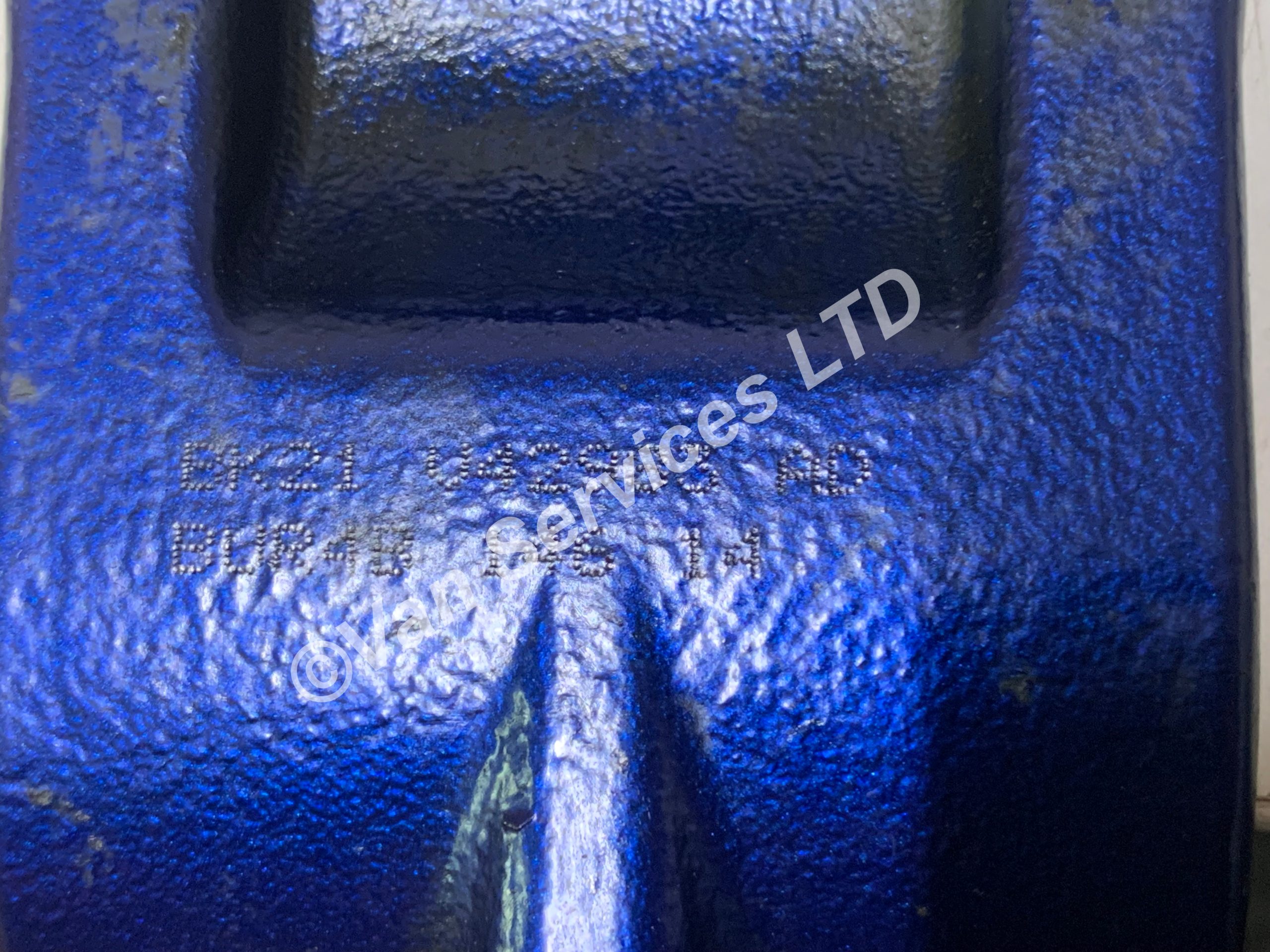 Genuine Ford Transit Custom NS Rear Door Top Hinge – Blue – Fits 2013 ...