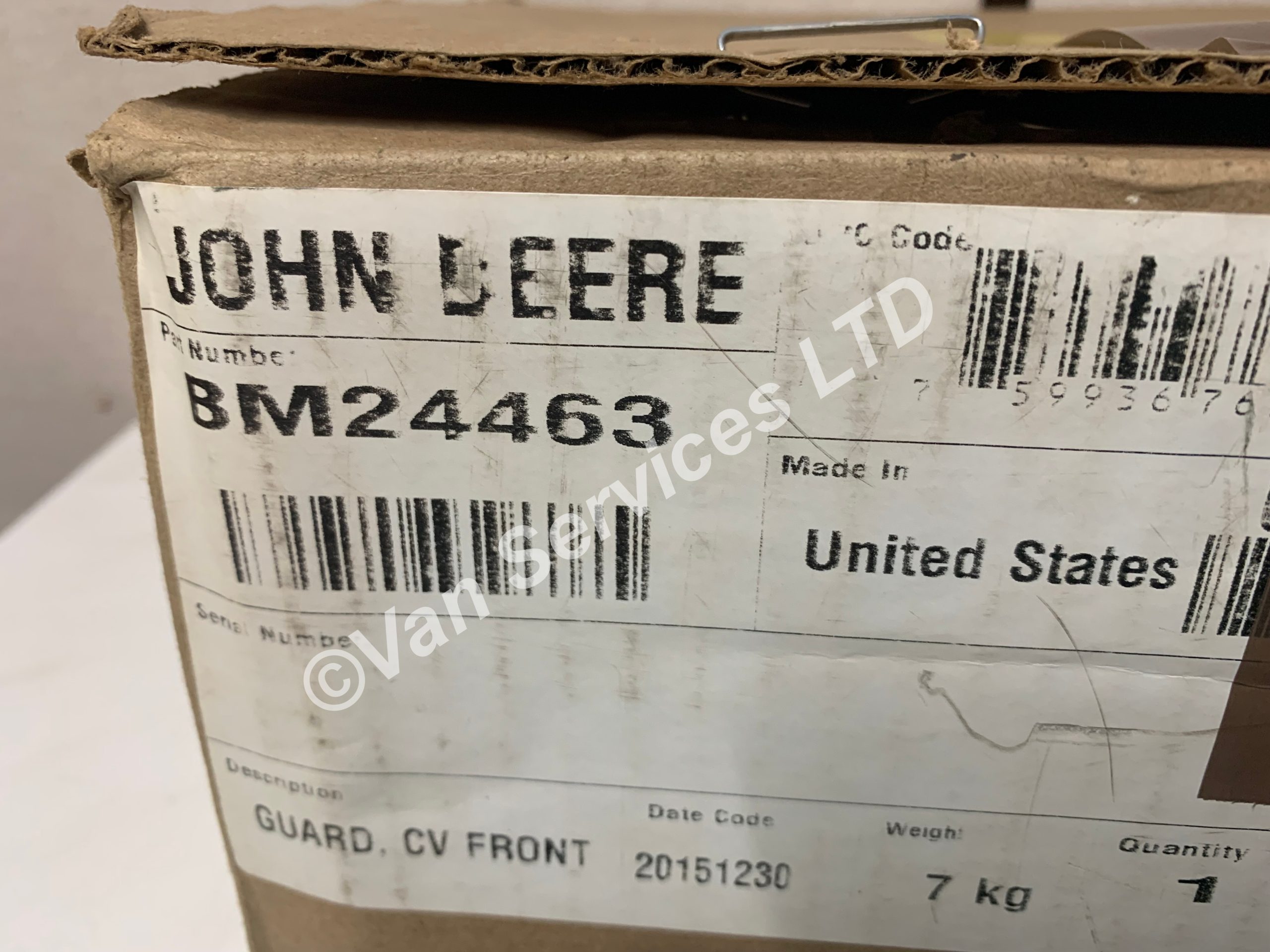 John Deere Gator Front CV Guards – BM24463 – Van Services Ltd