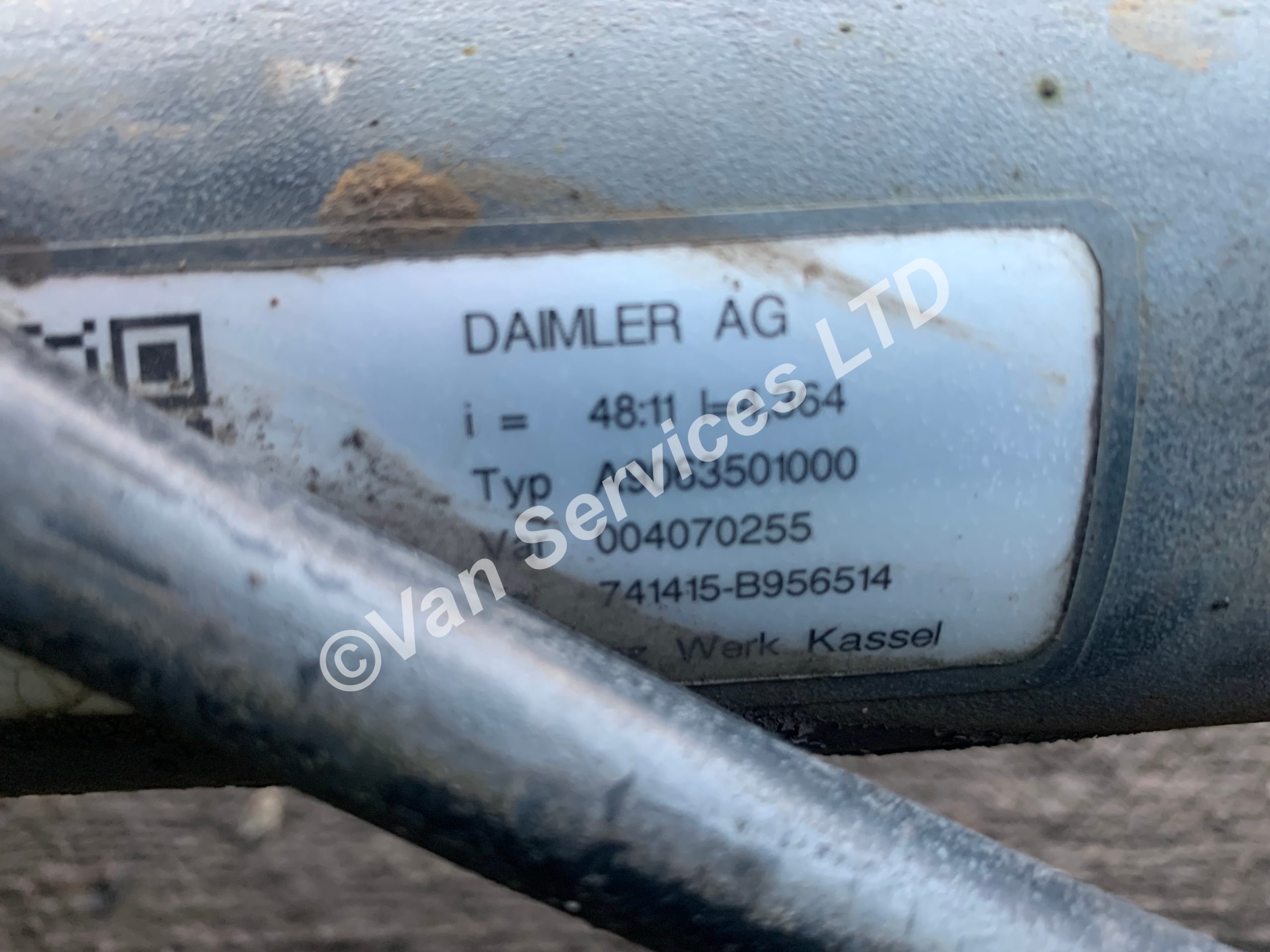 VW Crafter Mercedes Sprinter 906 Rear Diff Axle 2007 – 2013 – 48:11 ...