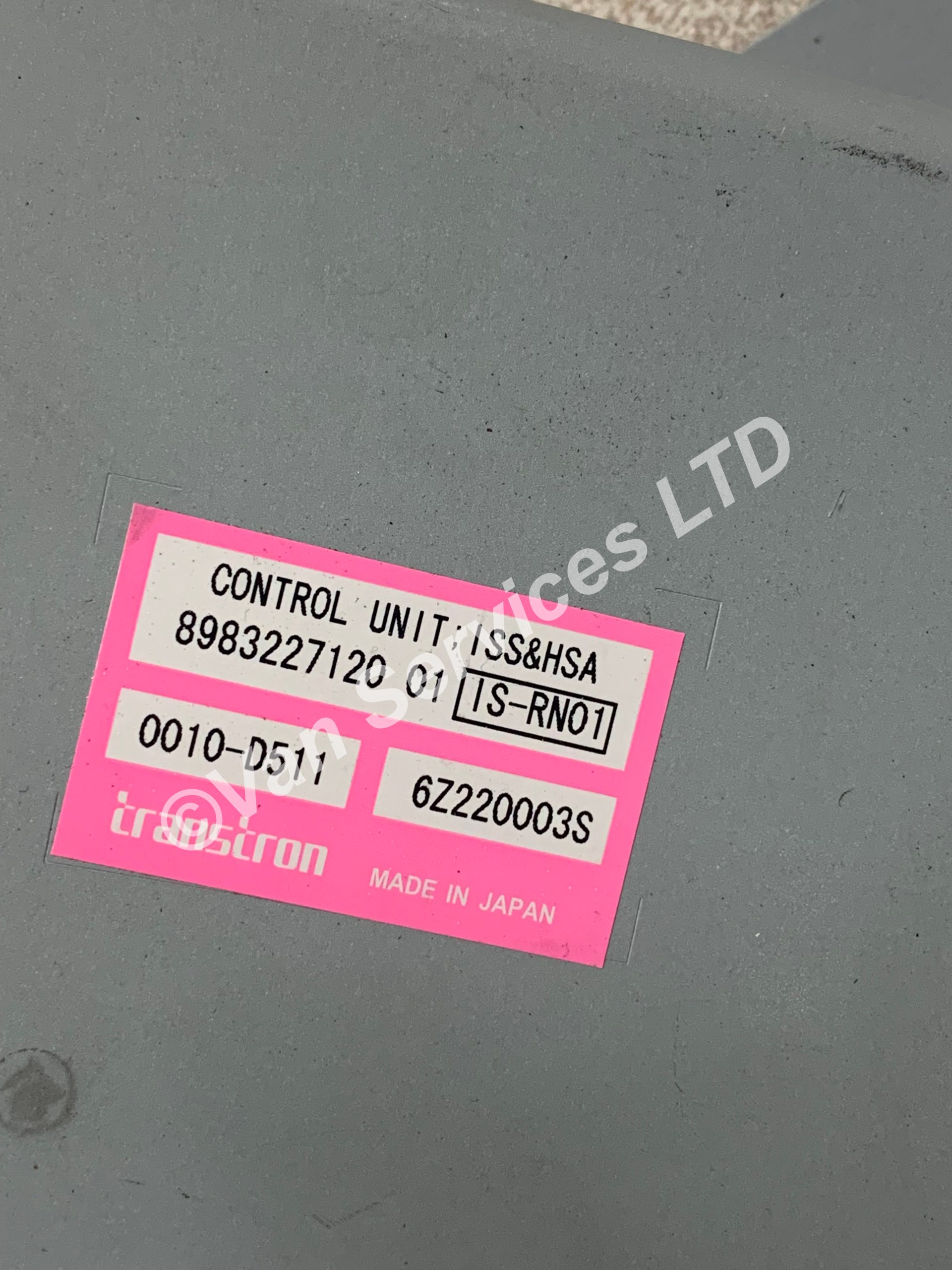 Genuine Isuzu NKR NPR NQR Euro 6 Camera / Lane Control Unit ...