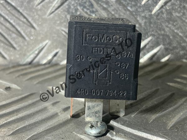 Genuine Ford Transit 12v 5 Pin Black Relay – 6G9T-14B192-DA – Van ...