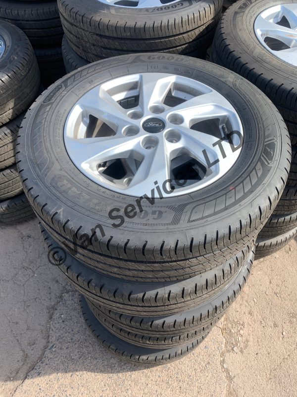 GENUINE FORD TRANSIT CUSTOM 1 x ALLOY WHEEL AND TYRE – 215/65R16C ...