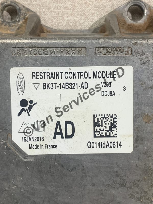 FORD TRANSIT MK 8 AIRBAG RESTRAINT CONTROL MODULE – FITS 2014-18 – Van ...