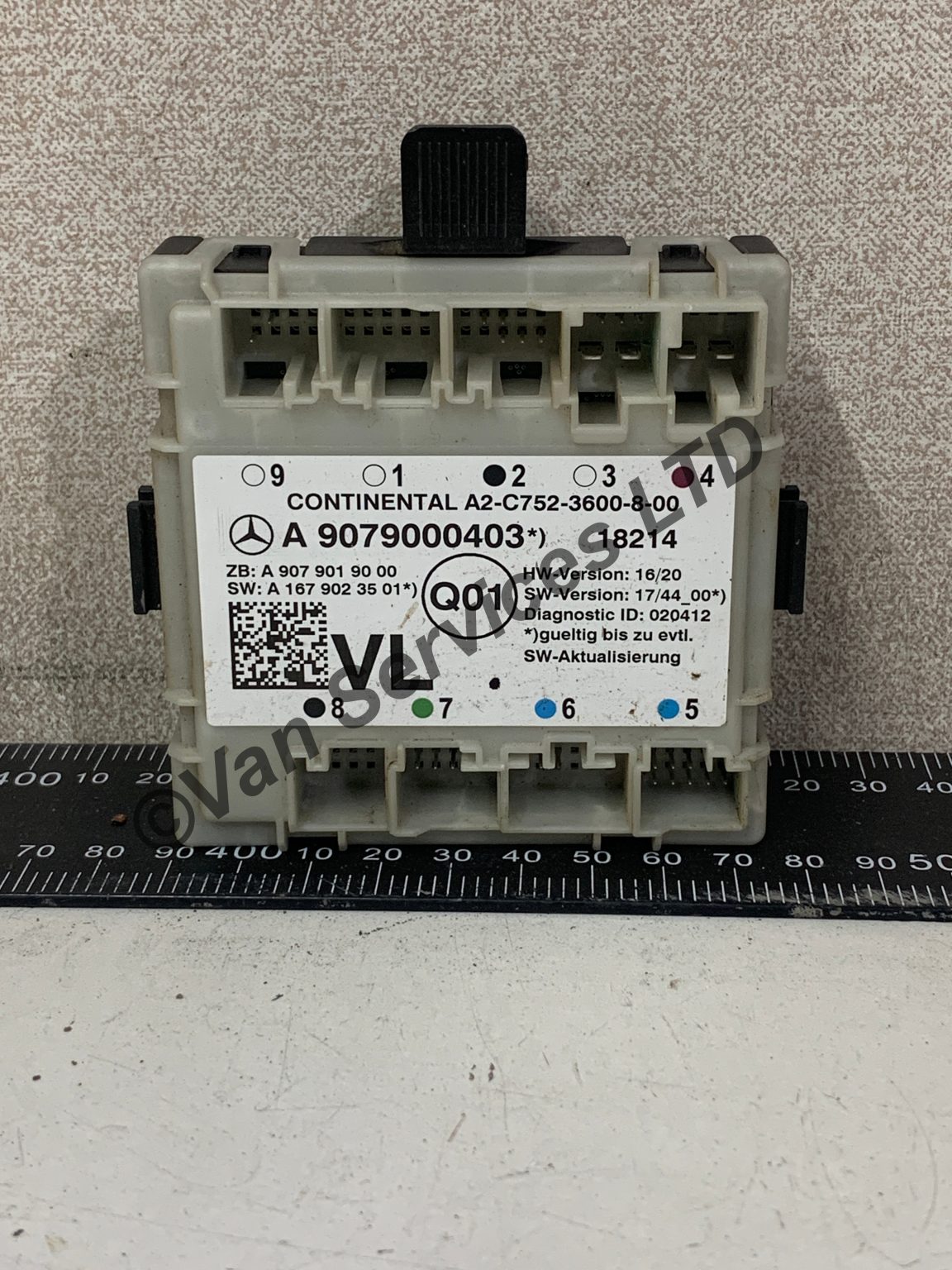 Genuine Mercedes Sprinter 907 NS Door Control Unit – Fits 2018+ – Van ...