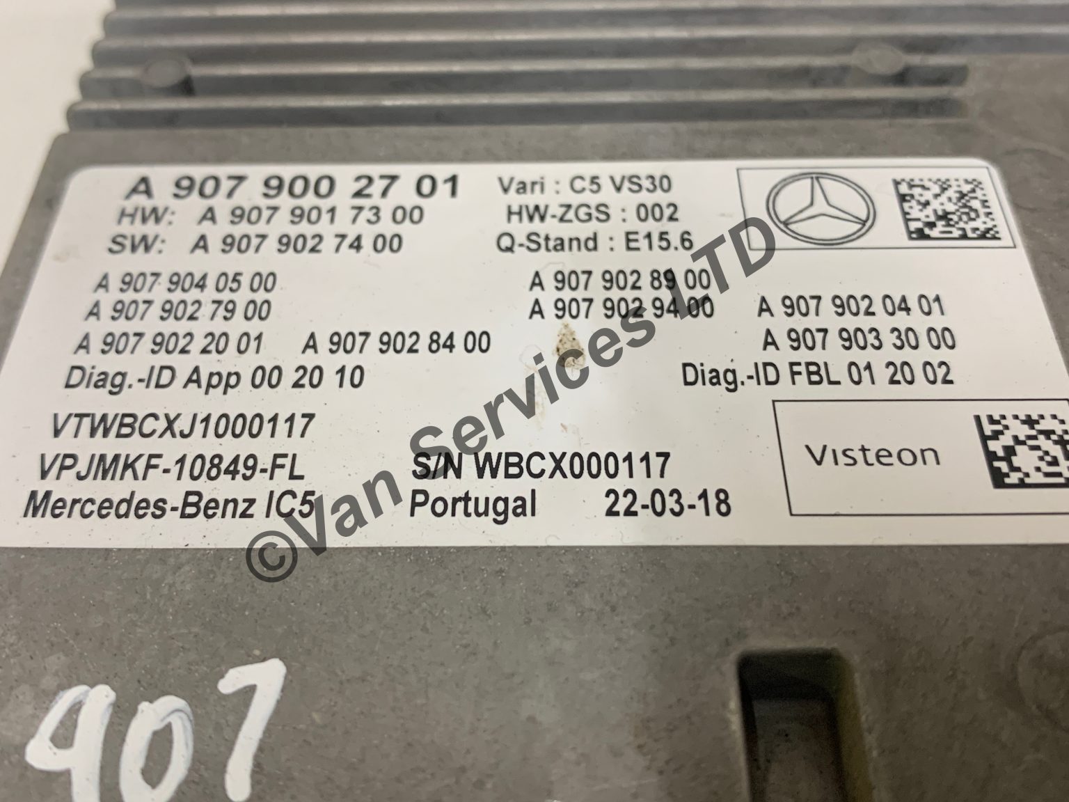 Genuine Mercedes Sprinter 907 Multimedia Radio Stereo Head Unit – Fits ...
