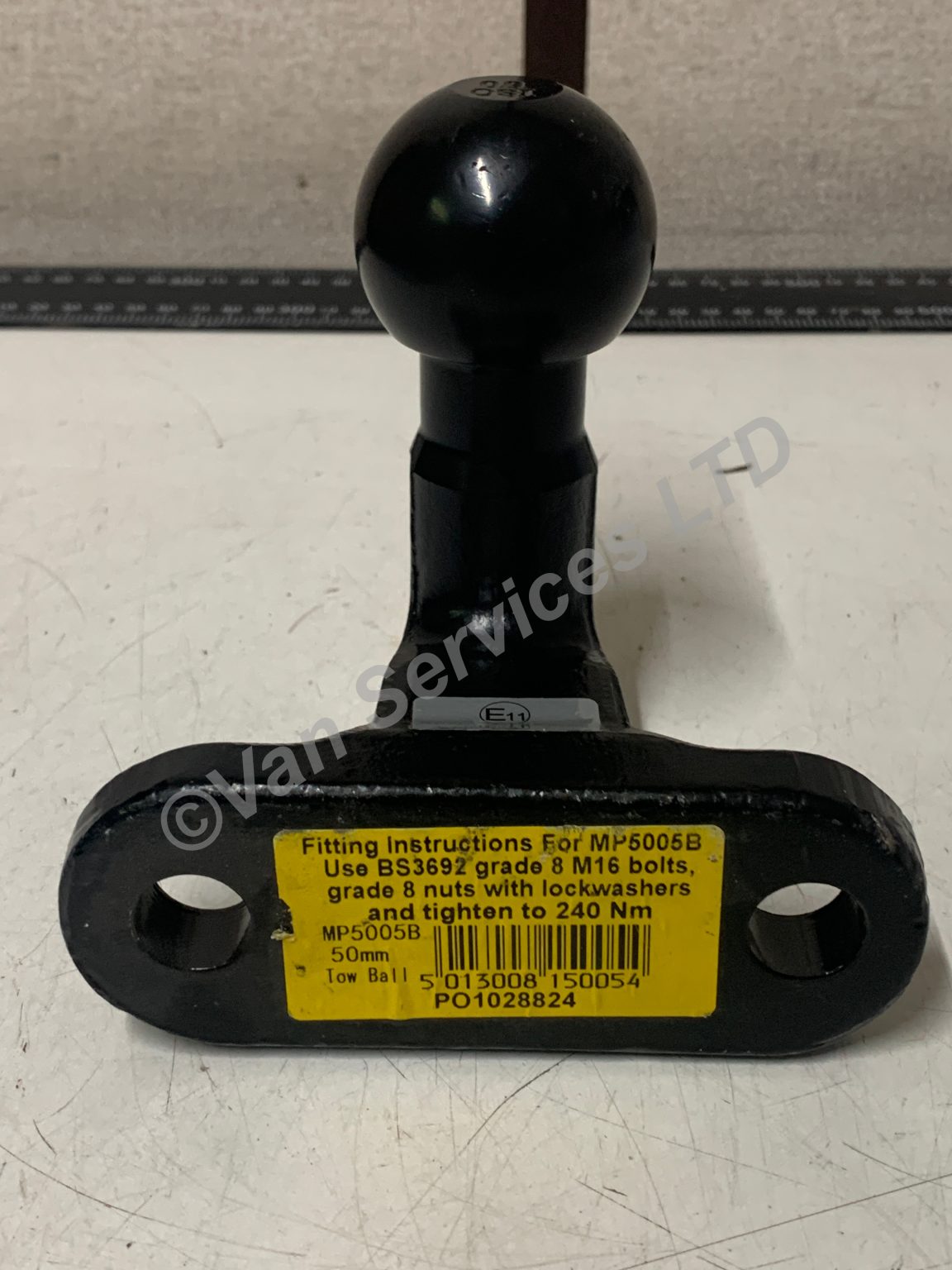 Maypole 50 mm Heavy Duty Tow Ball Hitch – Van Services Ltd